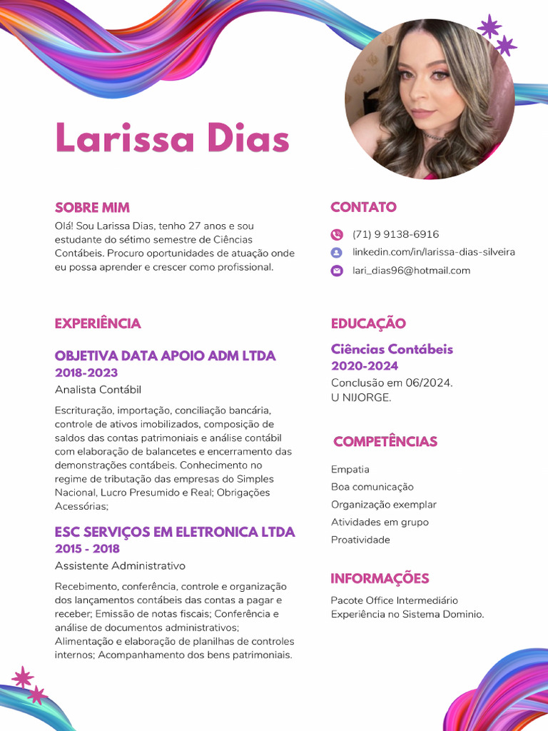 CV - Larissa Dias | PDF