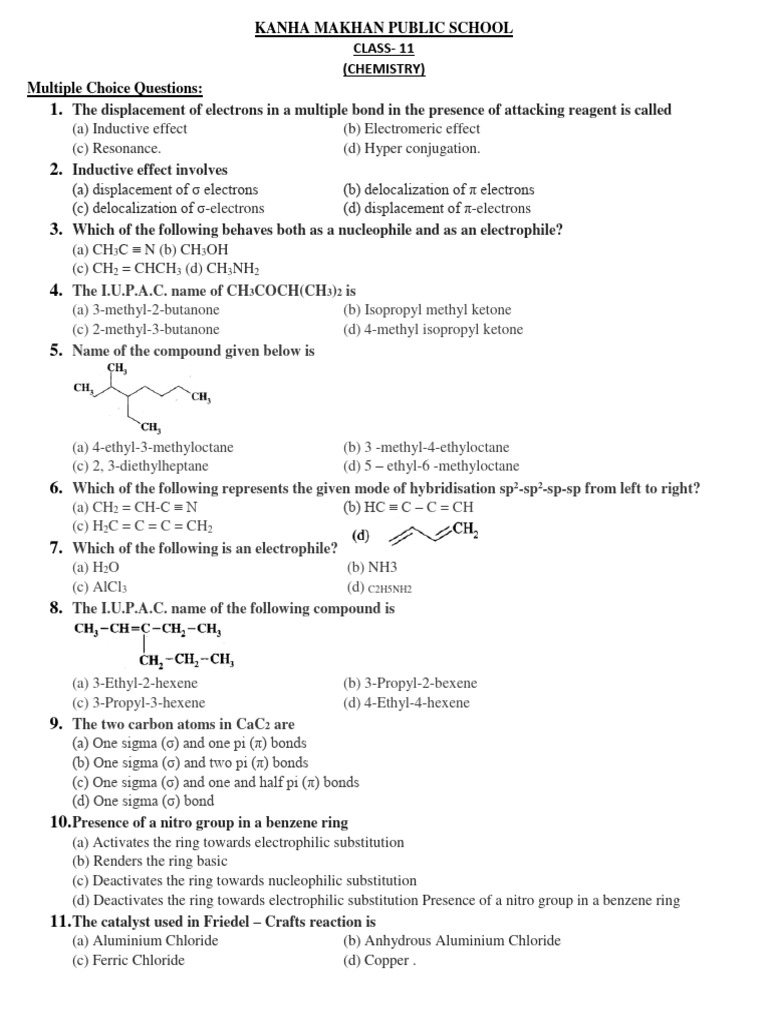Class 11 Question Bank | PDF