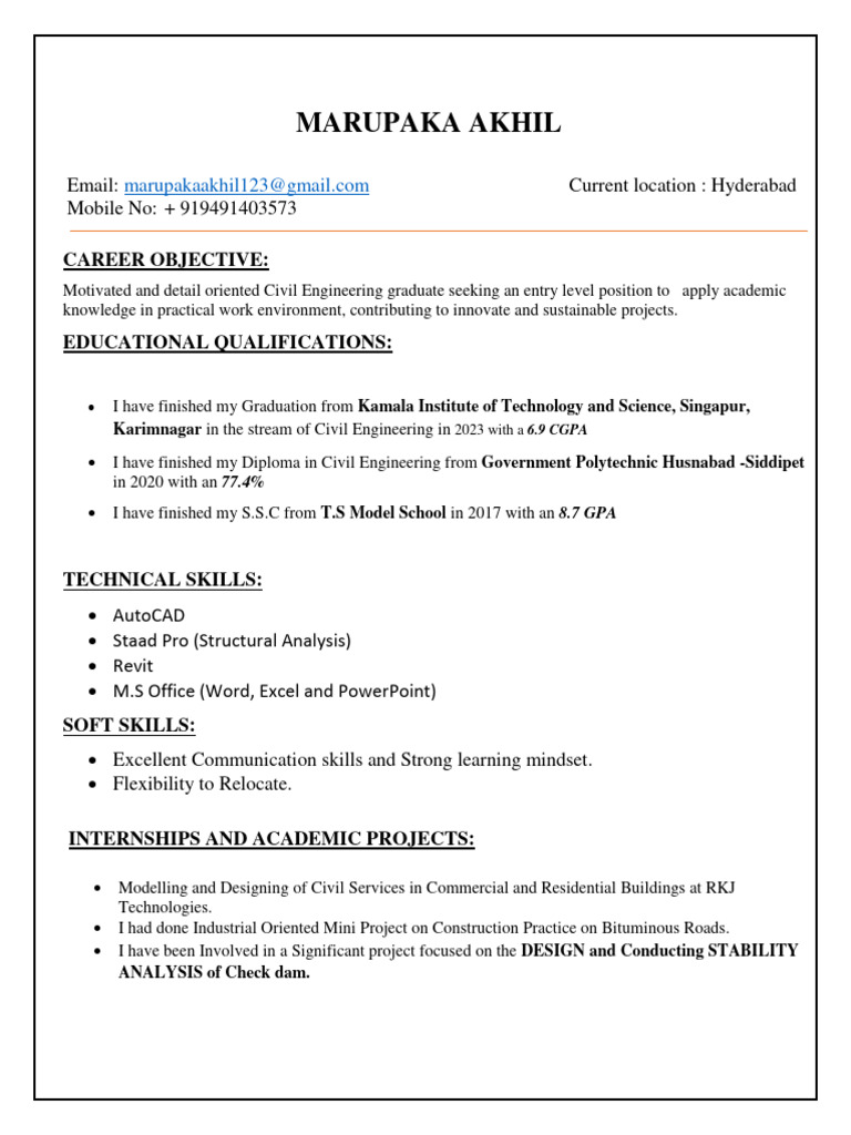 Resume A - Compressed | PDF