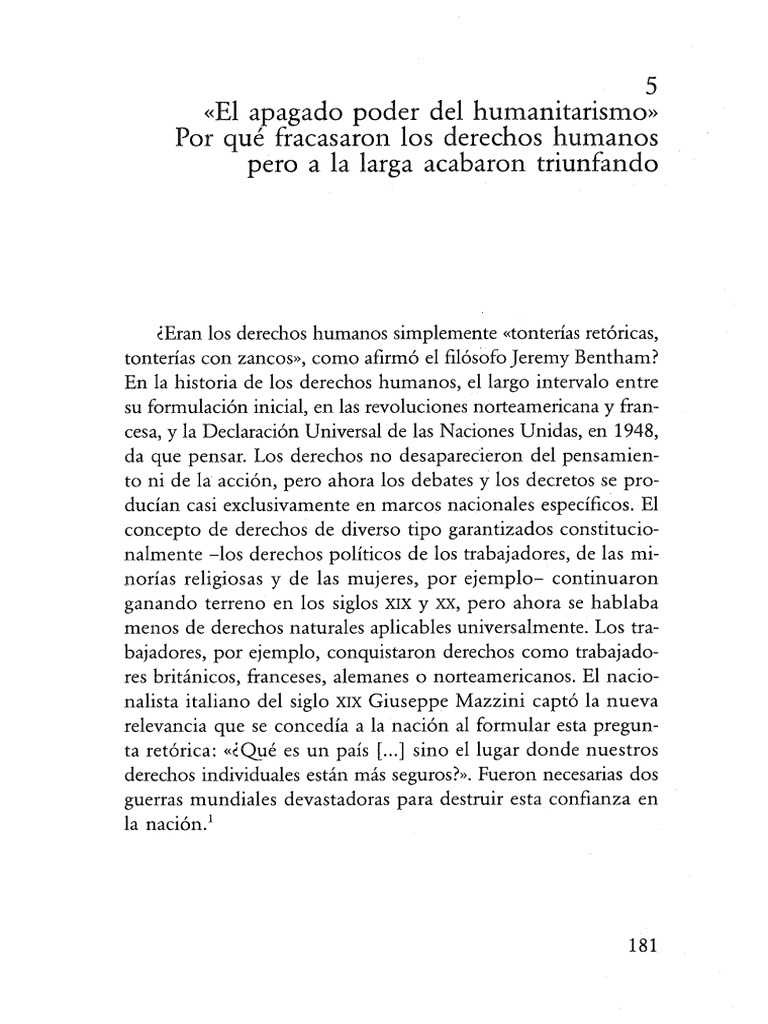 Hunt Lynn - La Invencion de Los Derechos Humanos Cap5 | PDF | Discriminación y relaciones ...