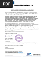 Maintenance Engineer Experience Certificate | PDF