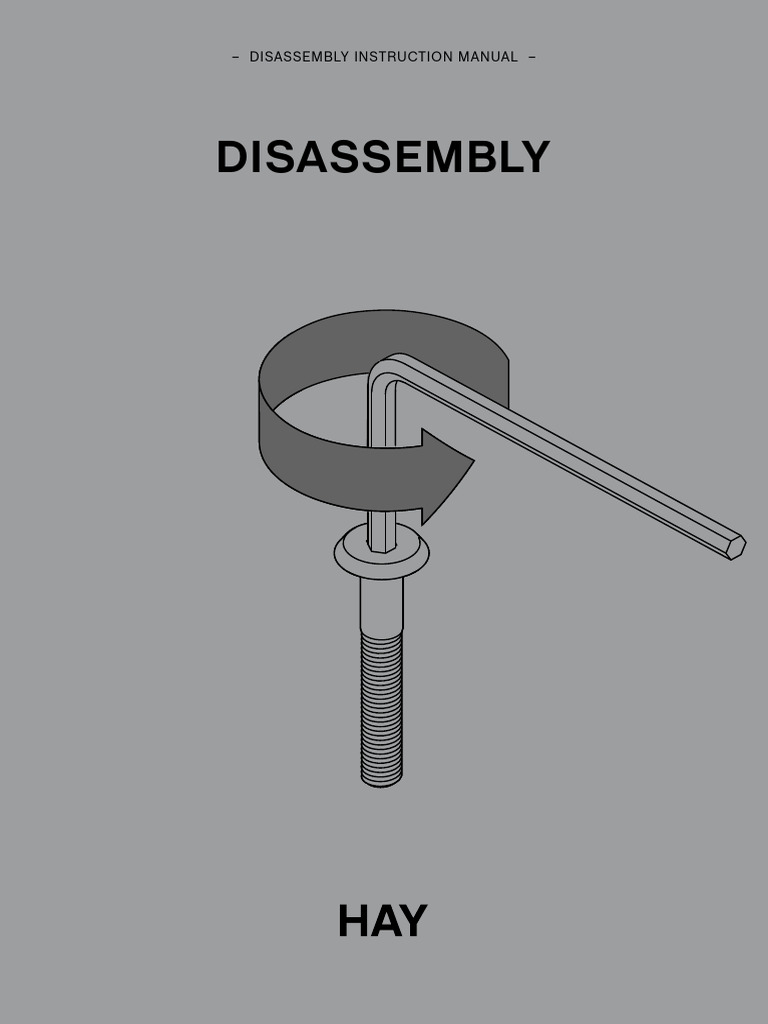 Disassembly Instruction Manual | PDF | Chair | Upholstery