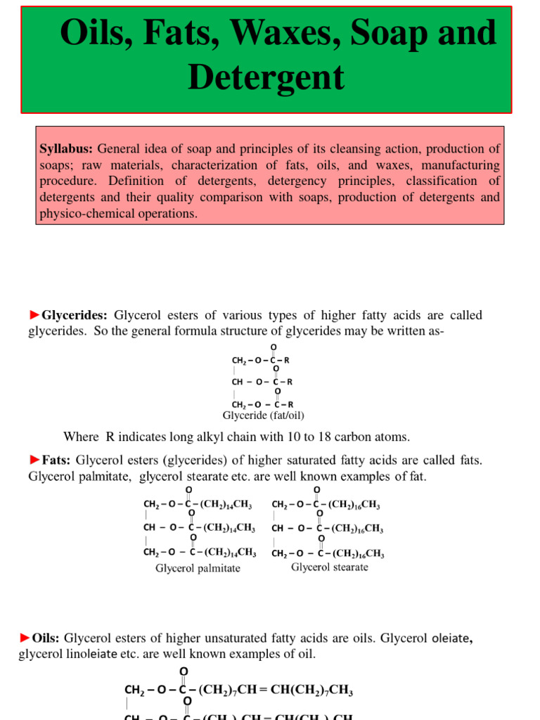 Soap, Detergent - . | PDF