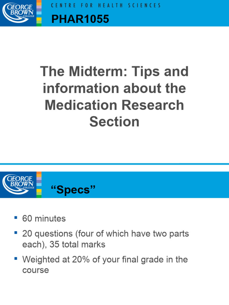 Pharm Midterm Prep | PDF