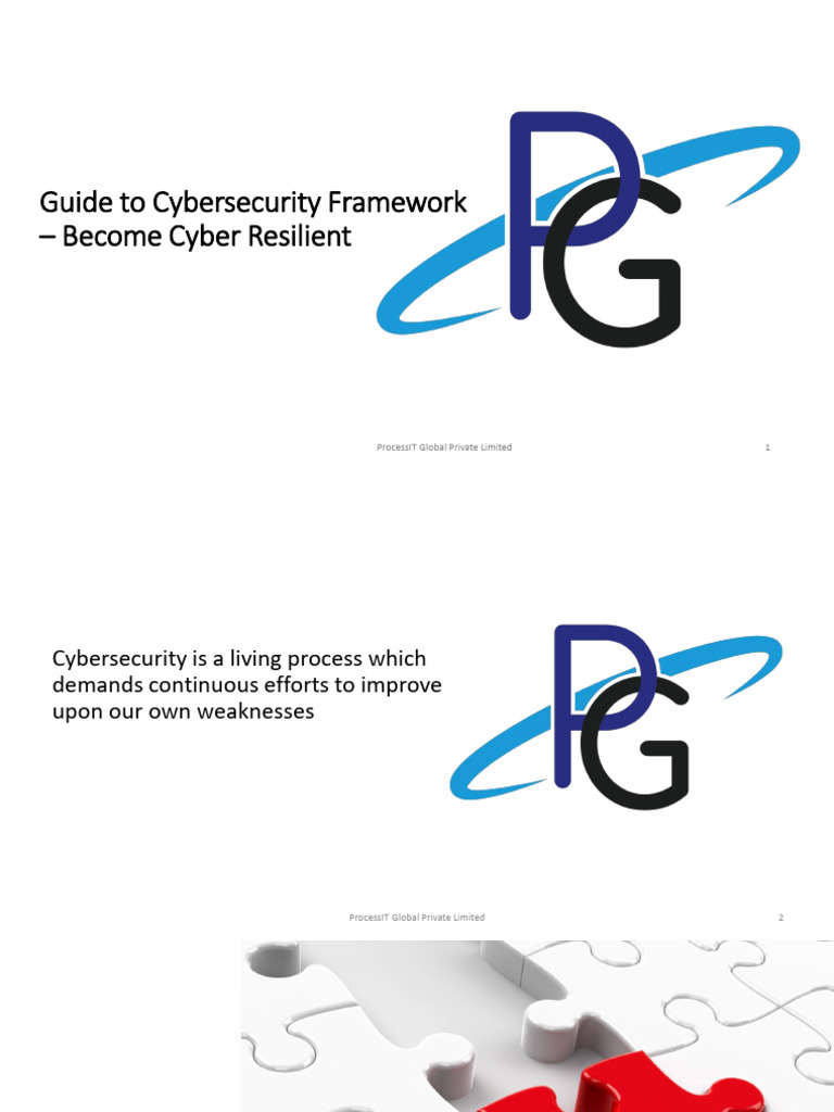 79 Guide To Cybersecurity Framework Become Cyber Resilient Pdf Security Computer Security