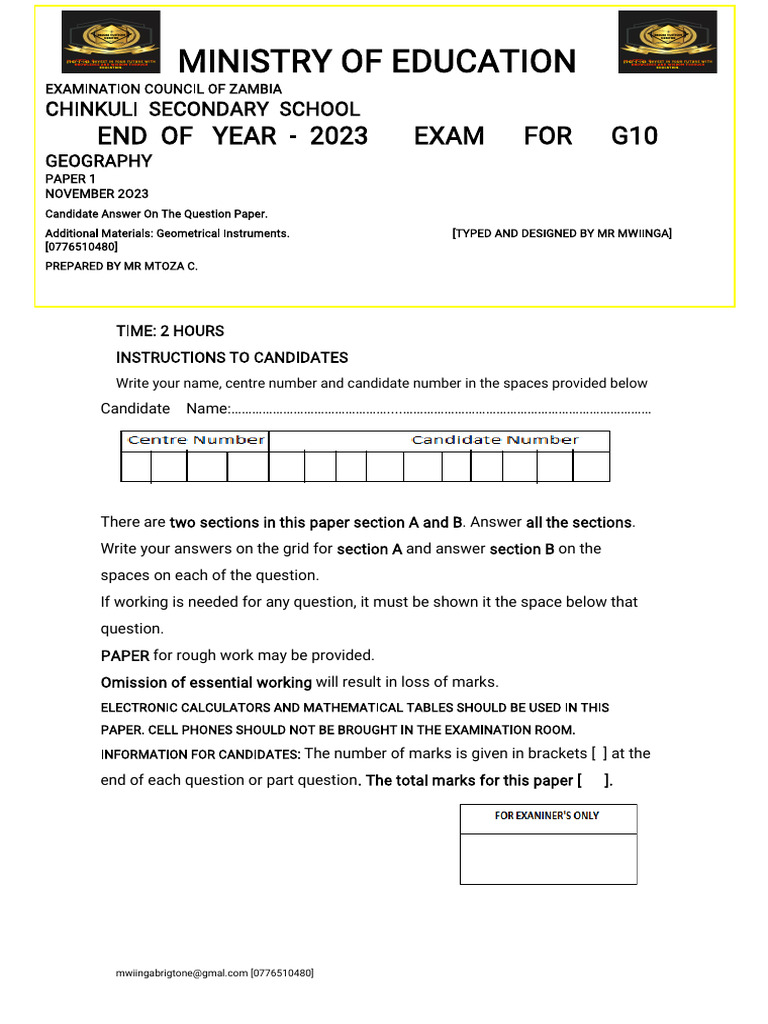 Geography G1o | PDF | Earth Sciences | Physical Geography