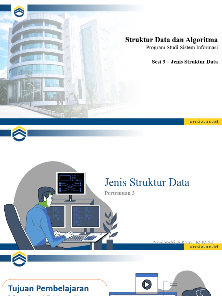 Pertemuan 3 Jenis Struktur Data Dan Struct | PDF Pertemuan 3 Jenis Struktur Data Dan Struct | PDF