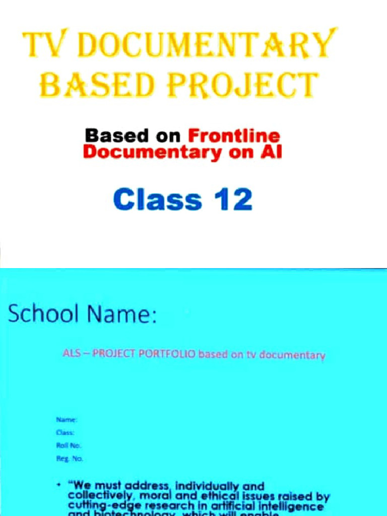 Sample Project 3 Class XII ENGLISH | PDF