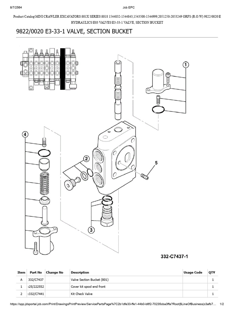 Valve, Section Bucket | PDF