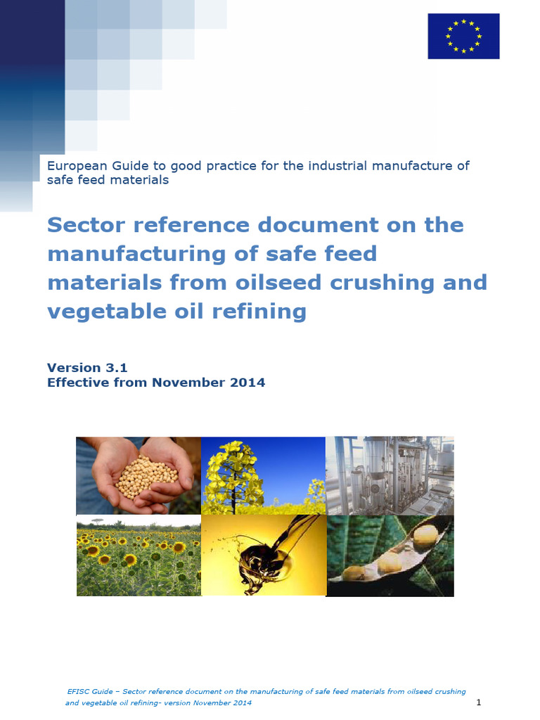 Animal Feed FH Good Practice Eu Guide Oilseed Crushing Veg Oil Refining ...
