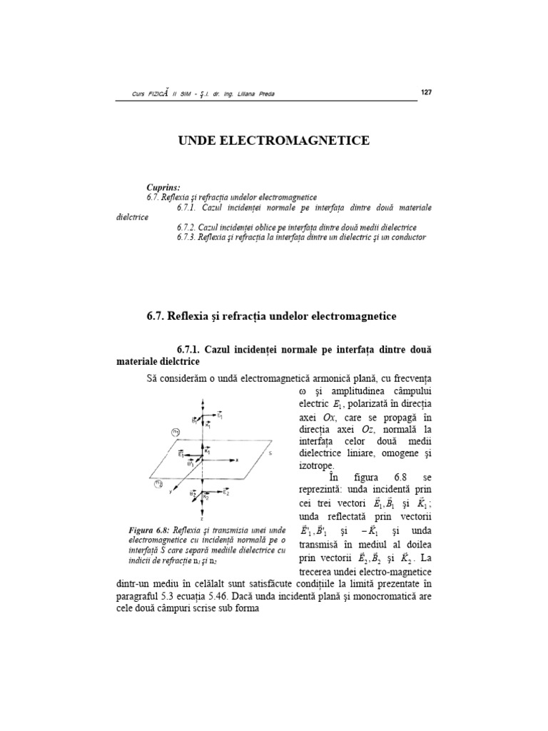 Curs_8_Reflexia&refractia_undelor elmag | PDF