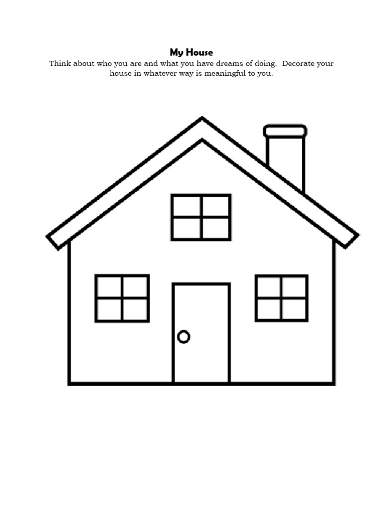 My House Worksheet | PDF