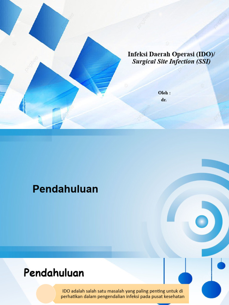 Ppt Infeksi Daerah Operasi | PDF