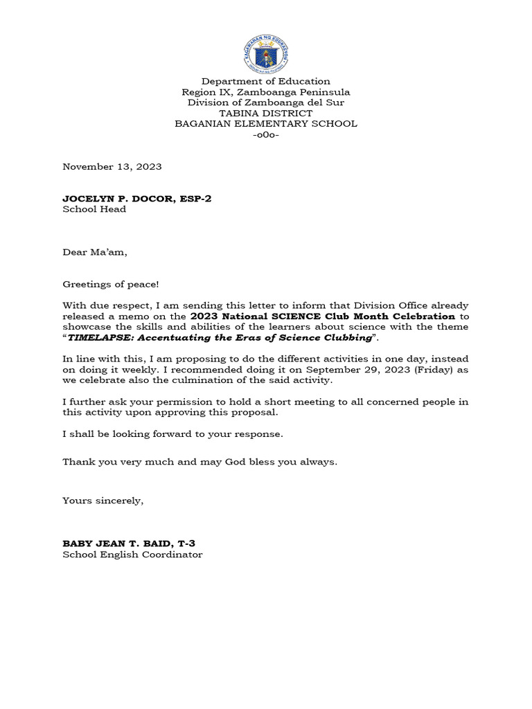 English Culmination Activity Proposal | PDF | Human Communication ...