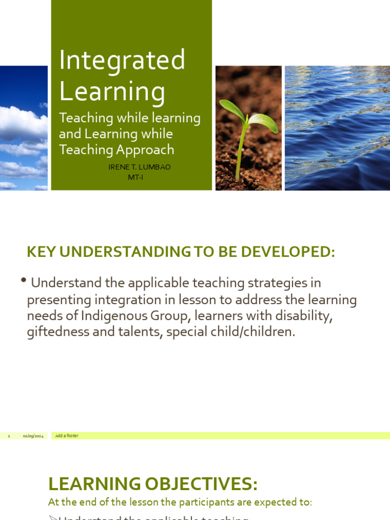 Powerpoint Integrated Learning | PDF