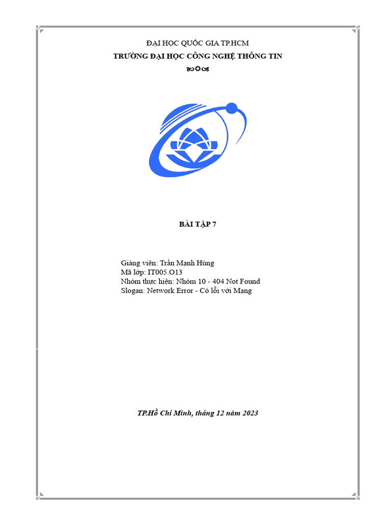 Bai Tap 7 | PDF