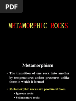 Metamorphic Rocks Textures | PDF | Minerals | Rock (Geology)