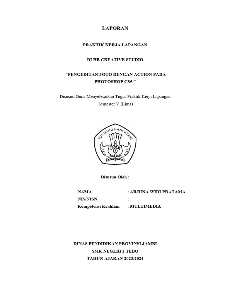 Contoh Laporan Multimedia | PDF