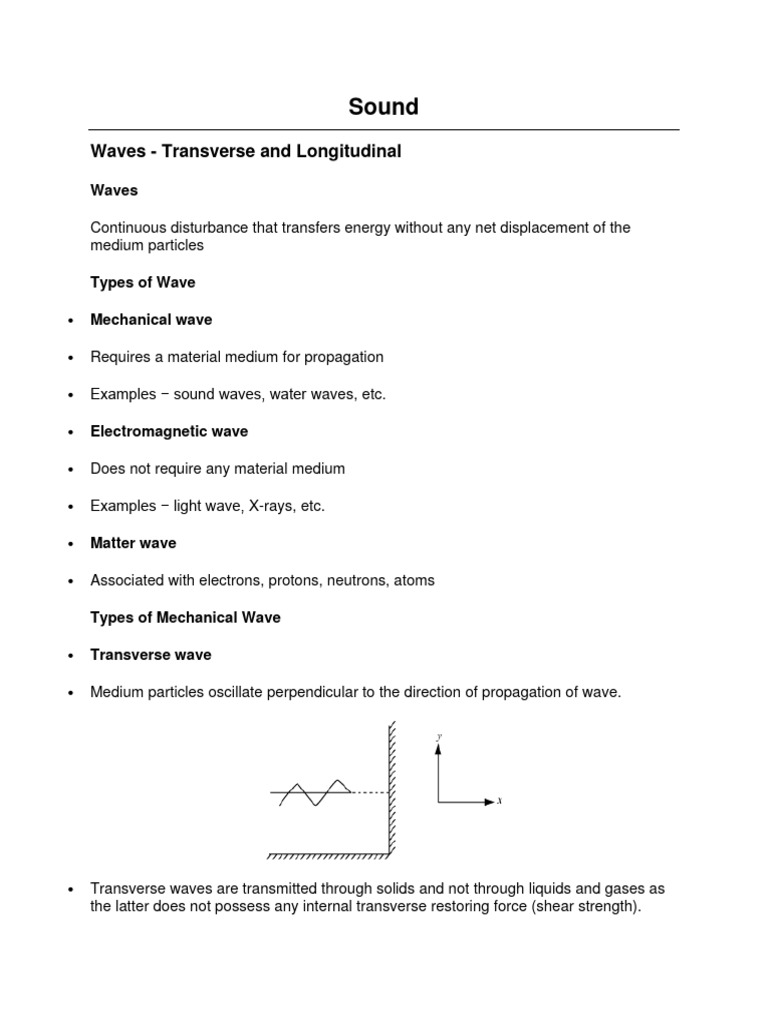Understanding Sound Waves and Echoes | PDF