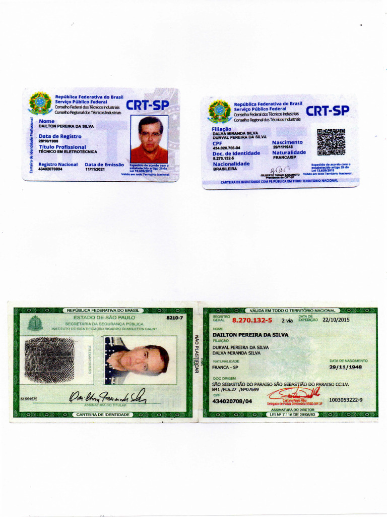 VVM-5 - DAILTON - CART CFT-CRT SP e RG-CPF | PDF