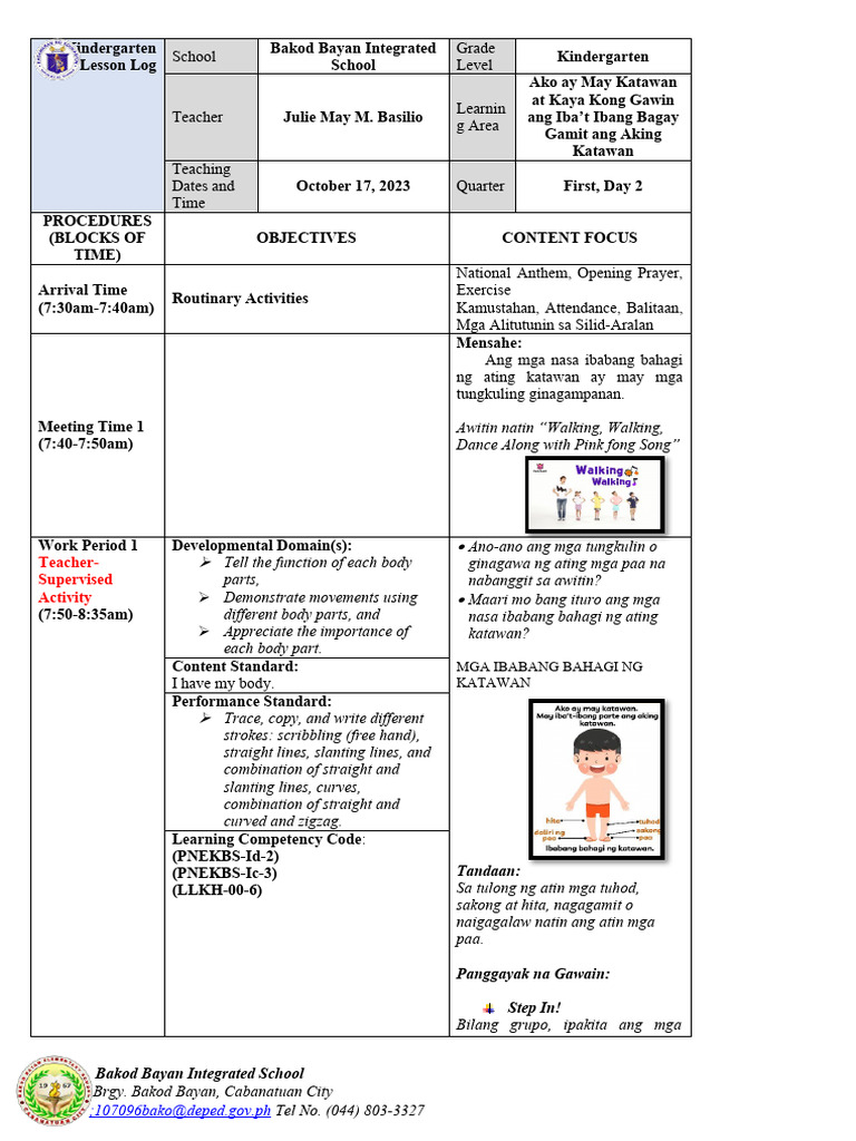 1st CO LP Mayo | PDF | Cognition | Behavior Modification