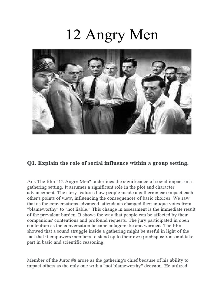 12 Angry Men | PDF