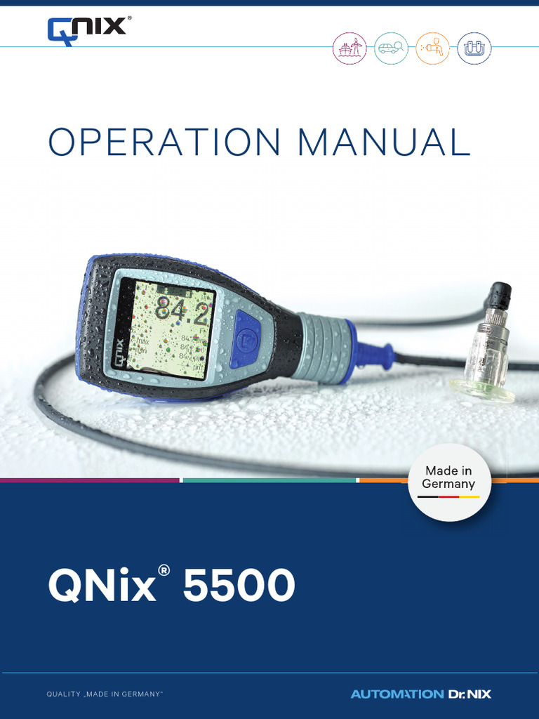Qnix 5500 Operating Manual English | PDF