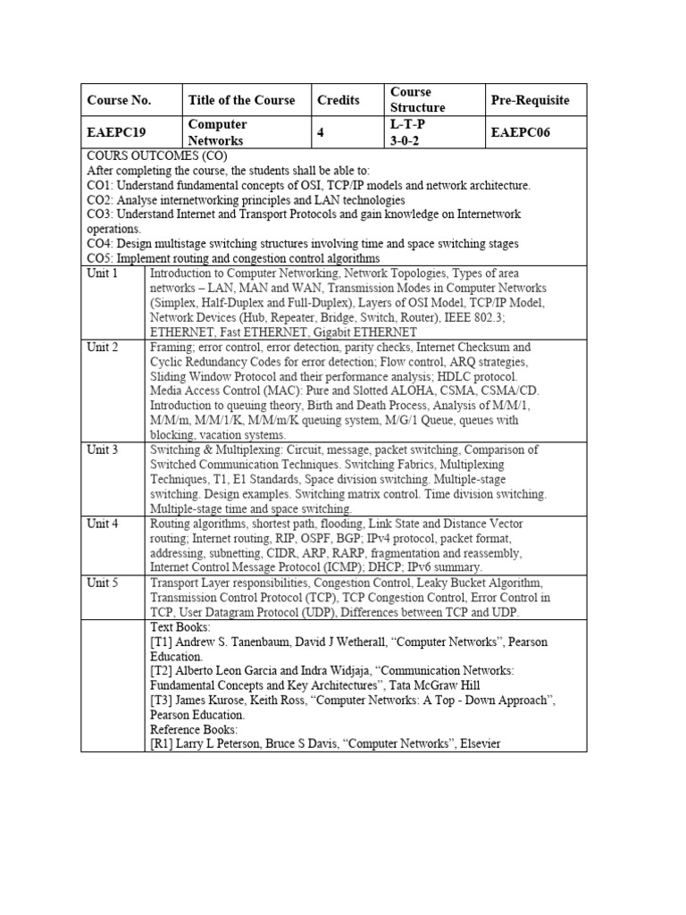 Computer Networks | PDF | Computer Network | Network Switch