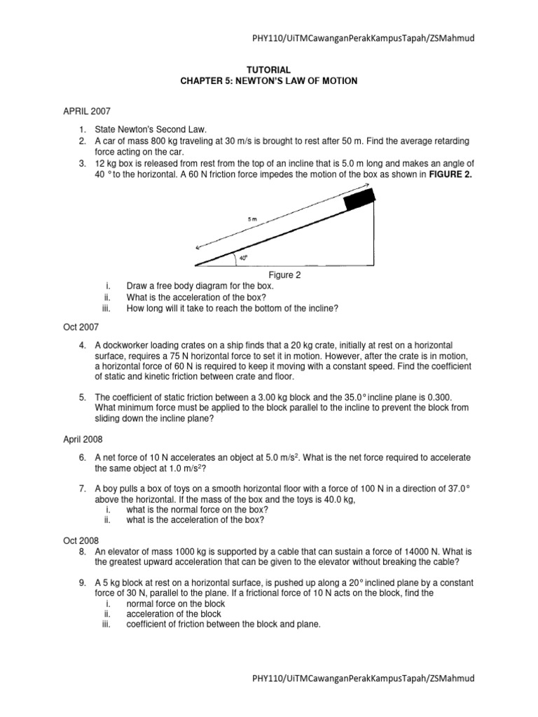 TUTORIAL Chapter 5 | PDF | Science & Mathematics | Technology & Engineering TUTORIAL Chapter 5 | PDF | Science & Mathematics | Technology & Engineering