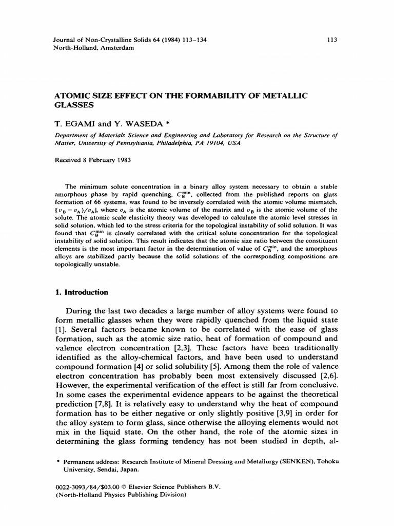 Egami, T. Waseda | PDF