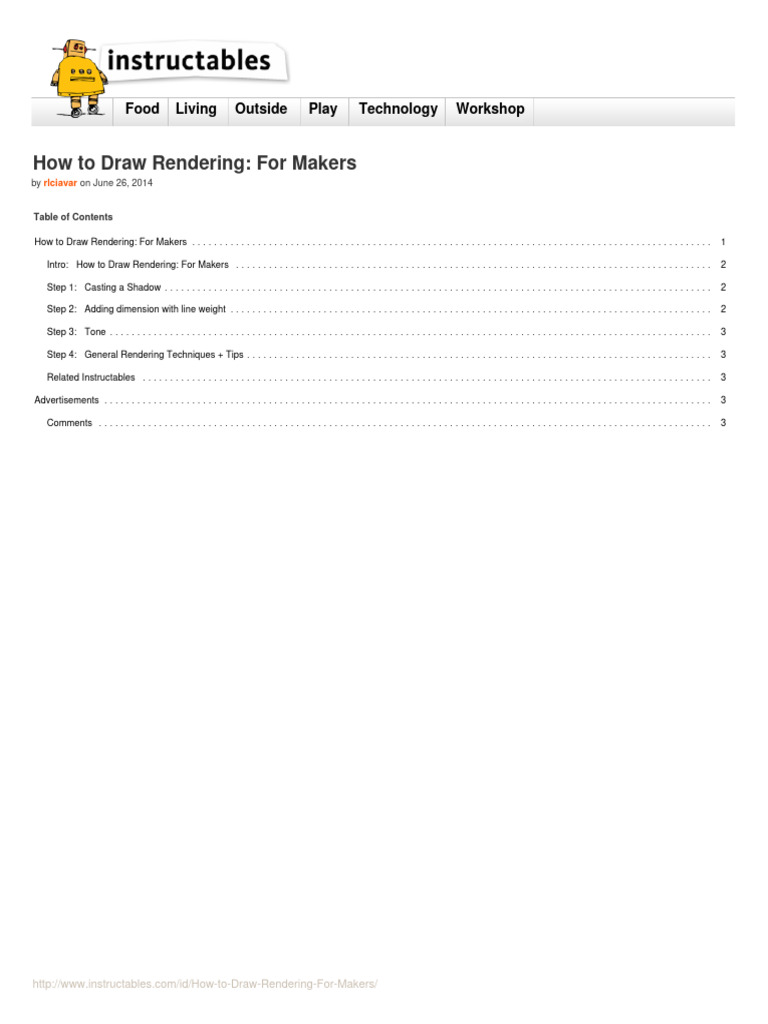 How-to-Draw-Rendering-For-Makers | PDF