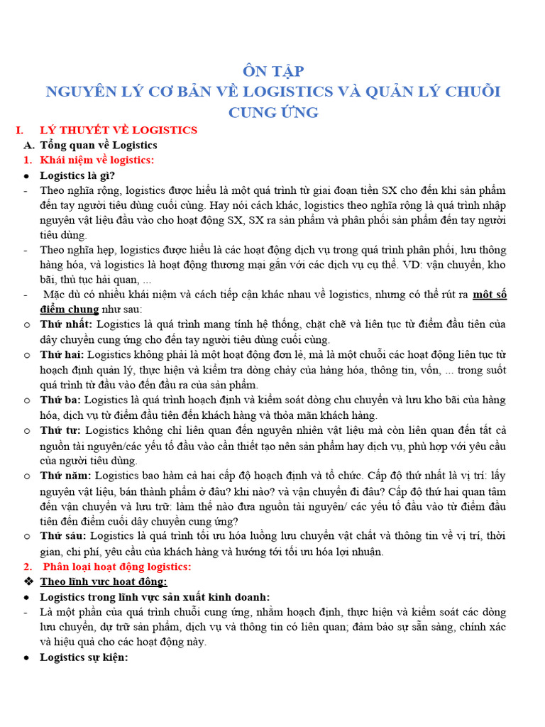 THI CK LOGISTICS | PDF