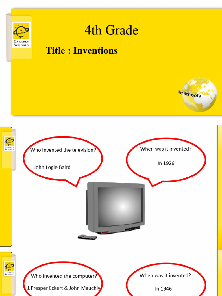 Key Inventions and Their Inventors | PDF | History | Young Adult