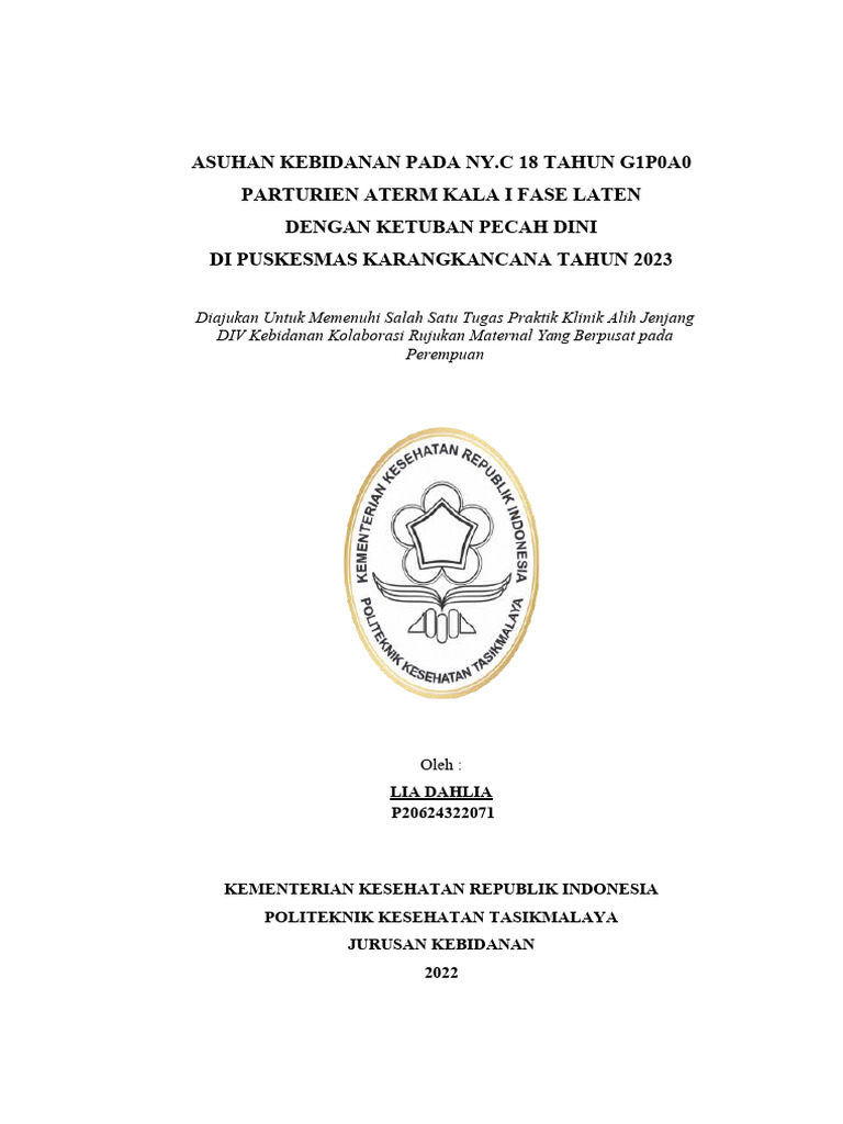 LP KPD Lia Dahlia | PDF