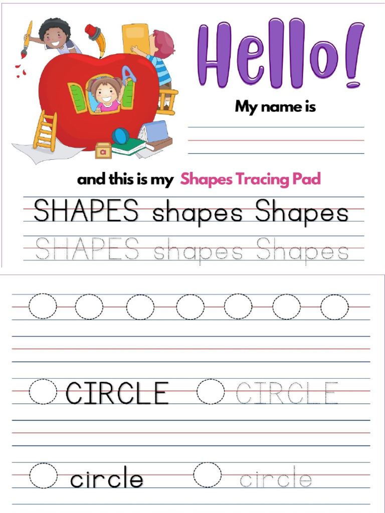 Tracing Shapes a5 | PDF