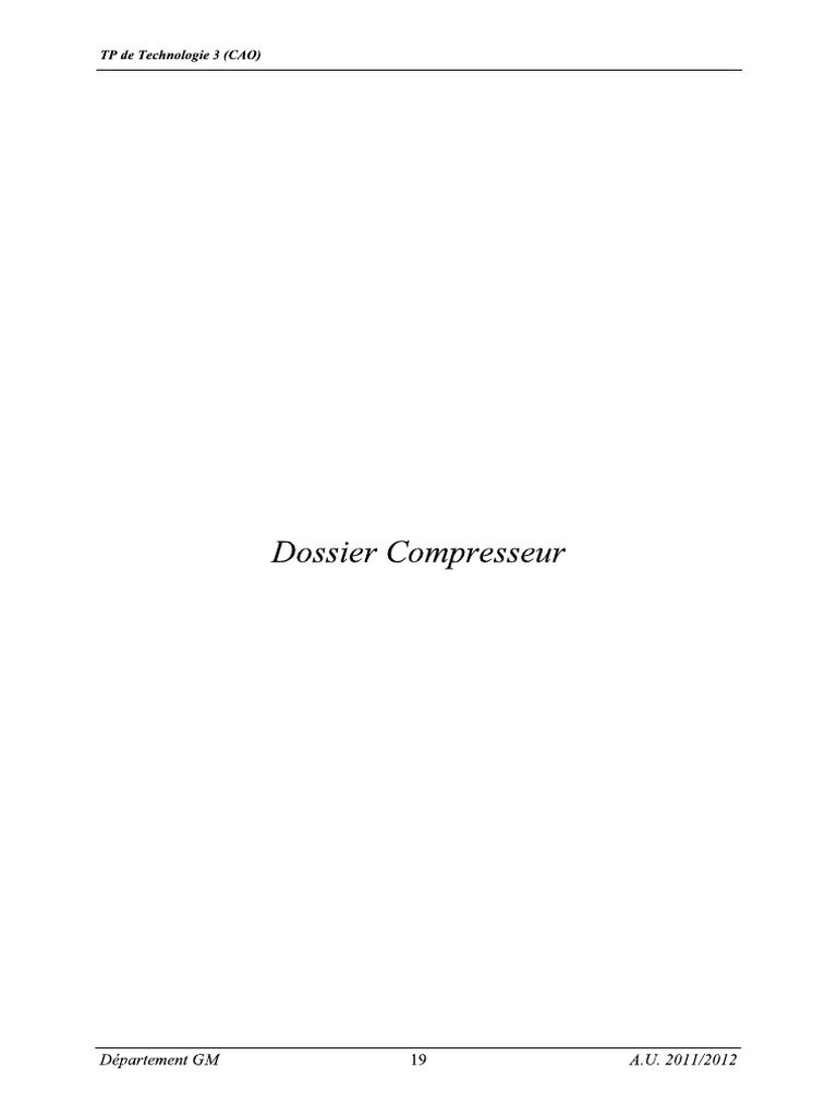 TP Compresseur | PDF