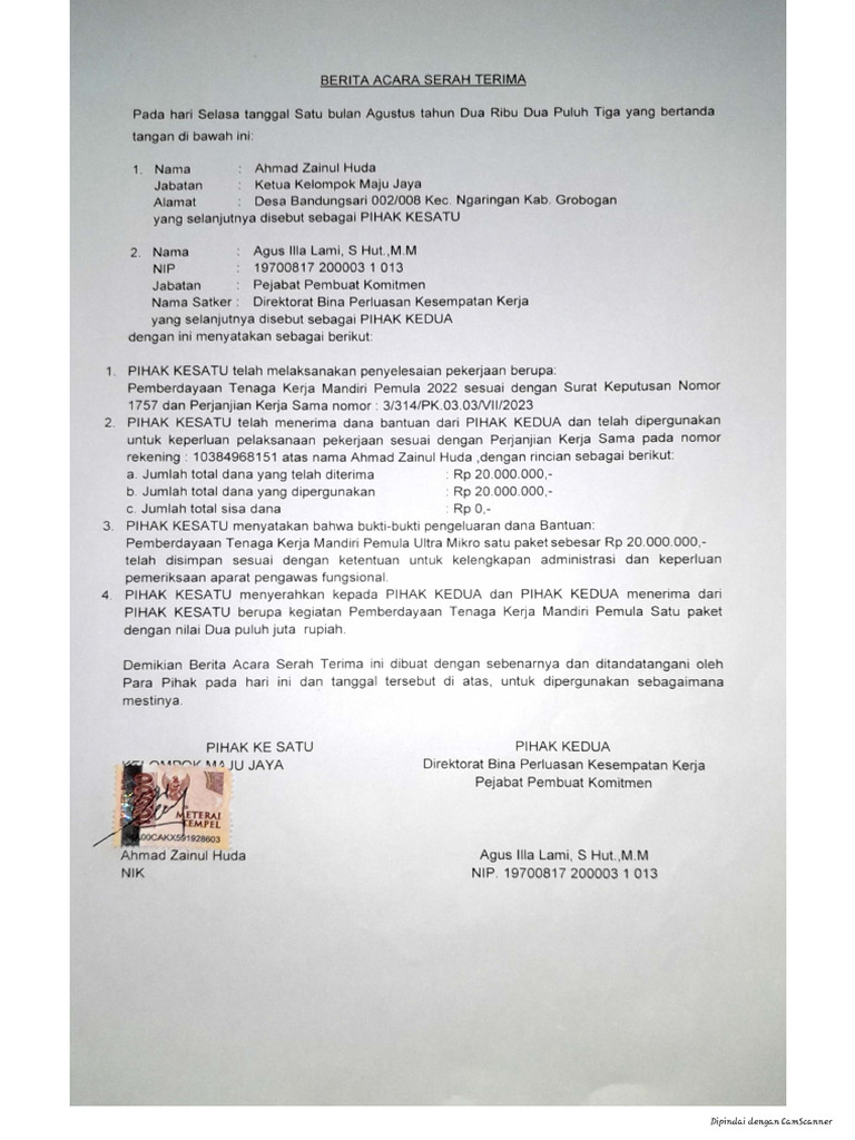 Bast tkm maju jaya | PDF