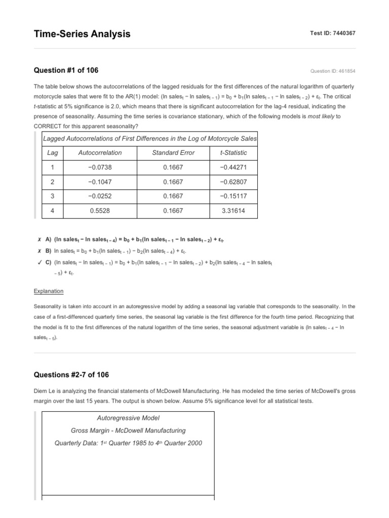 04 Time-Series Analysis | PDF