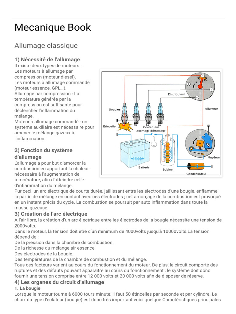 Allumage Classique | PDF