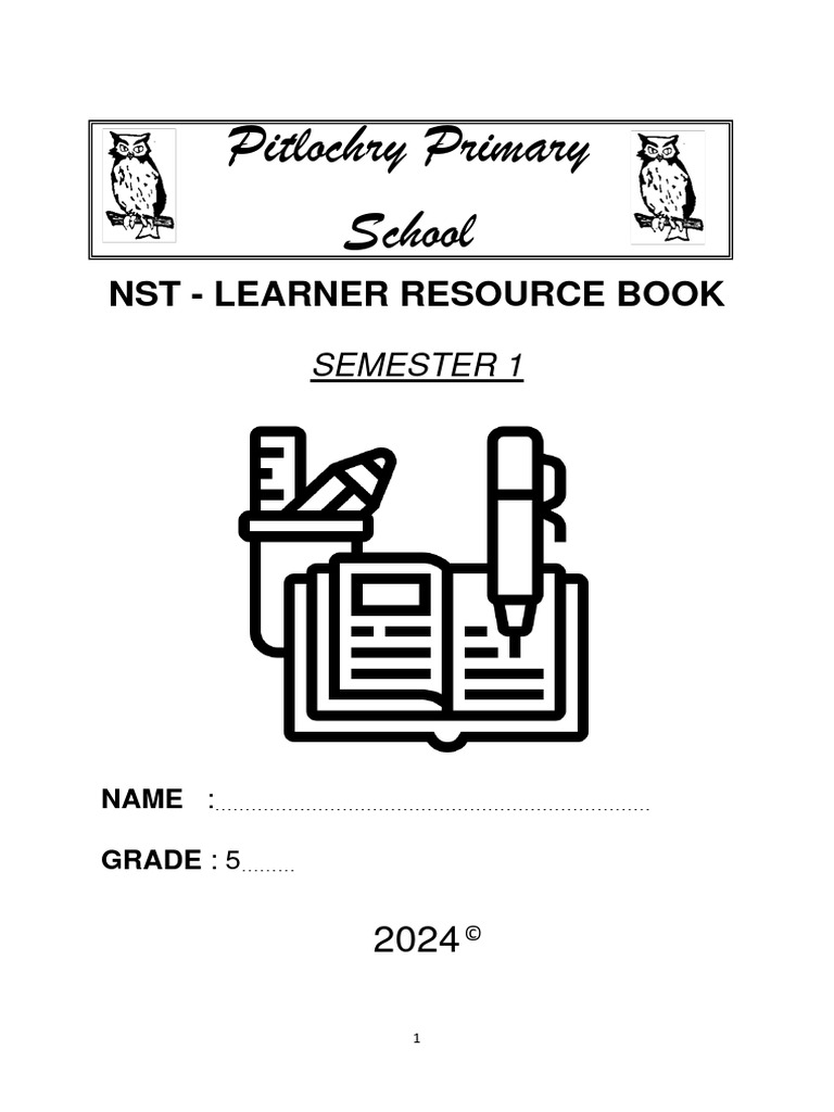 NST Resource Book 1 - GR5 2024 | PDF
