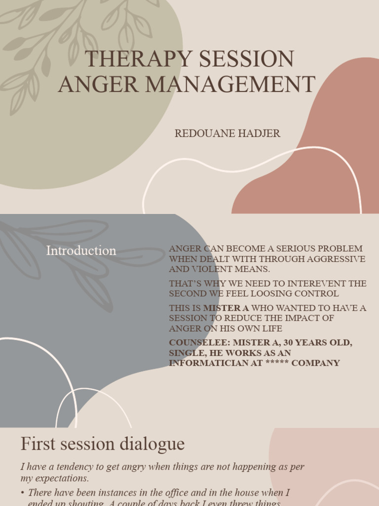 Anger Management | PDF