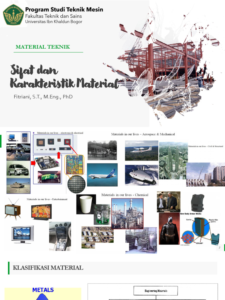 Pertemuan Minggu 5 - Sifat Dan Karakteristik Material | PDF