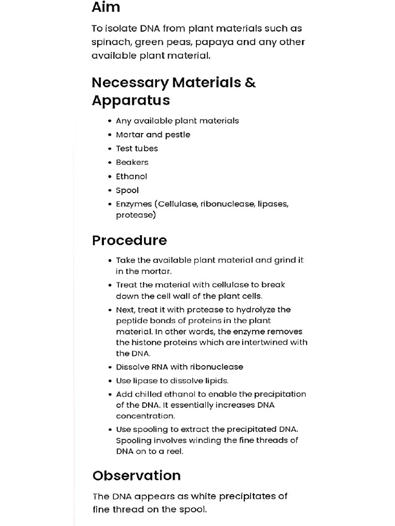 Biology Practical File Term 2 Class 12 91992 | PDF