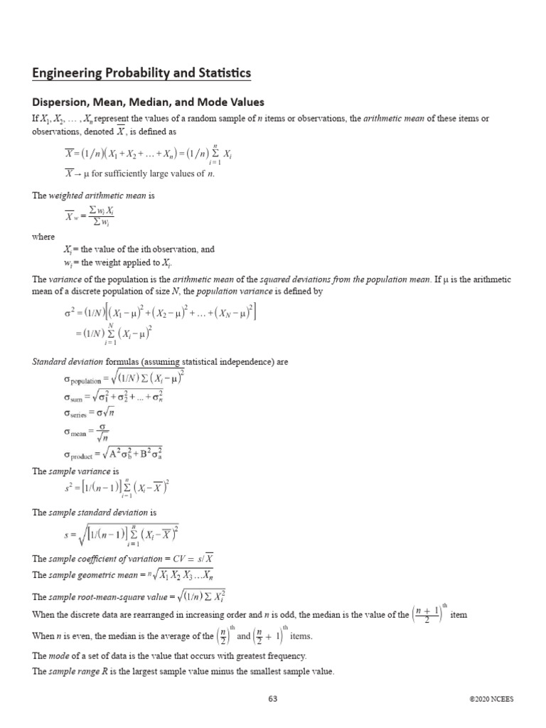 FE - Engineering Probability and Statistics | PDF | Normal Distribution ...