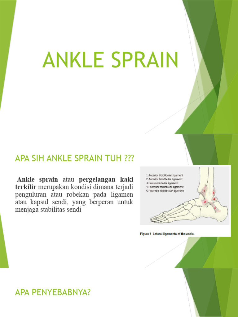 Penyuluhan - Ankle Sprain TIM a 6-2022 | PDF
