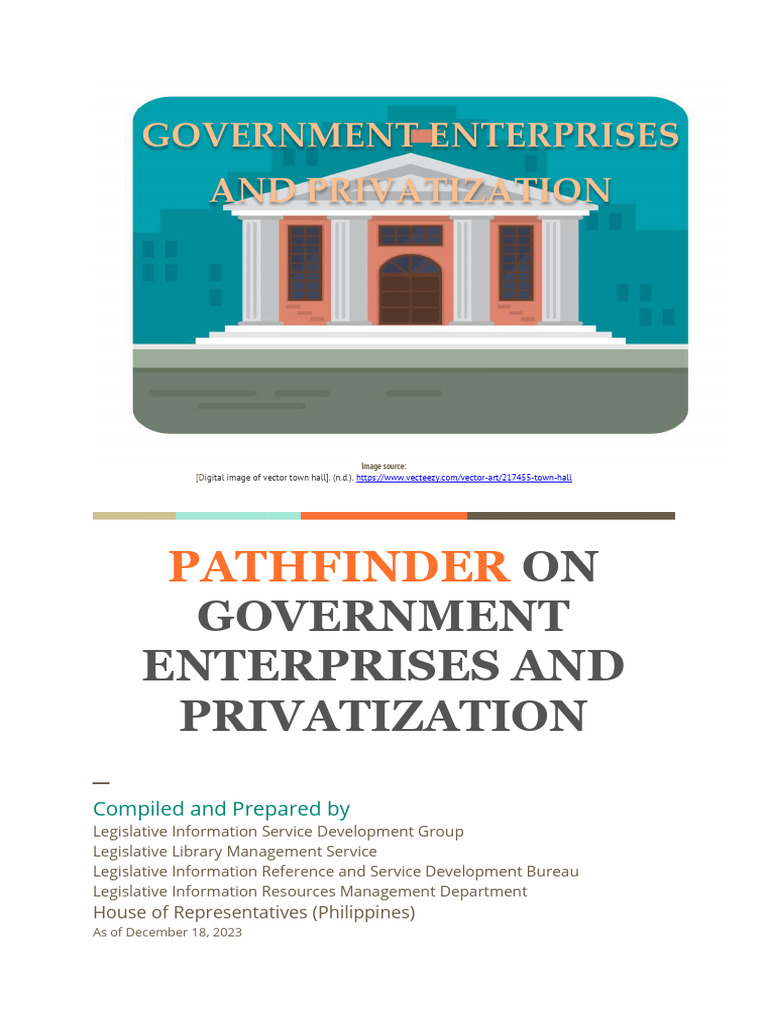 PATHFINDER On Government Enterprises and Privatization - 2023-07 | PDF | State Owned Enterprise ...