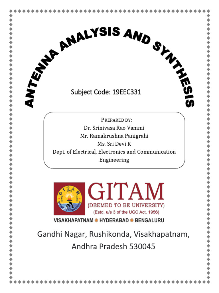 Antenna Complete Lab Manual | PDF