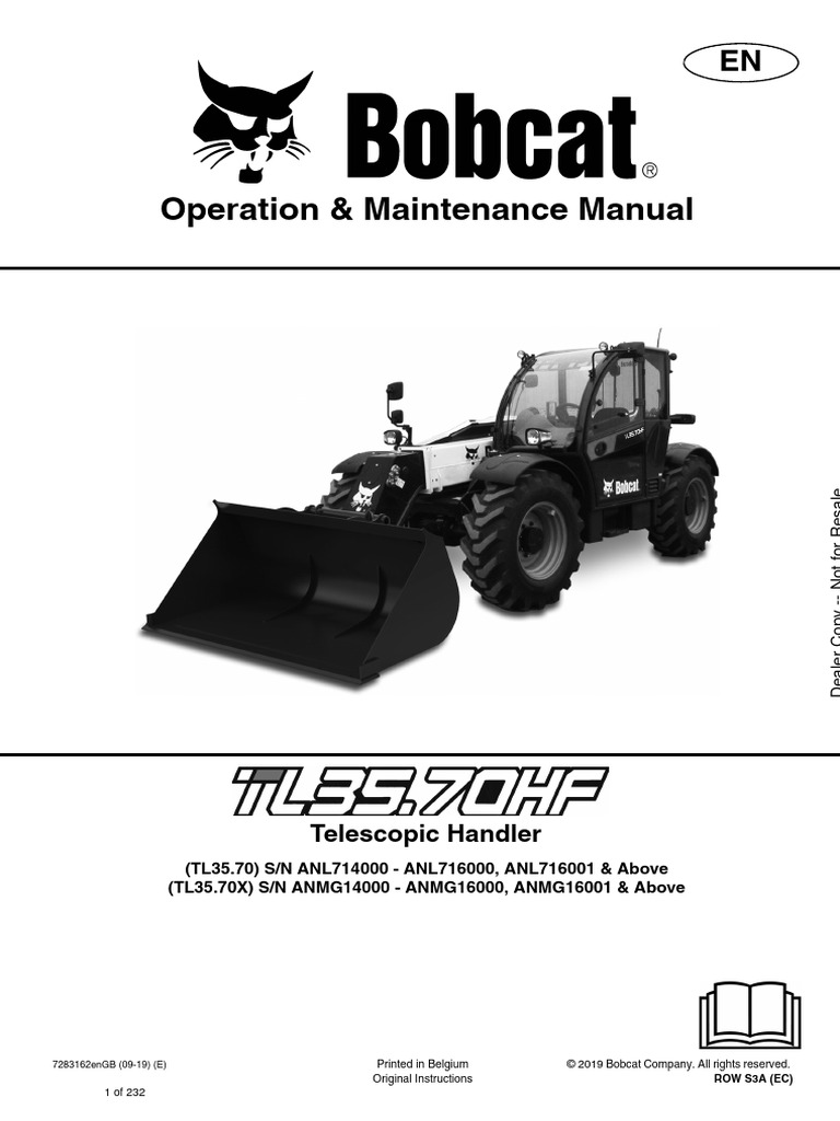 TL3570 7283162 enGB Om | PDF