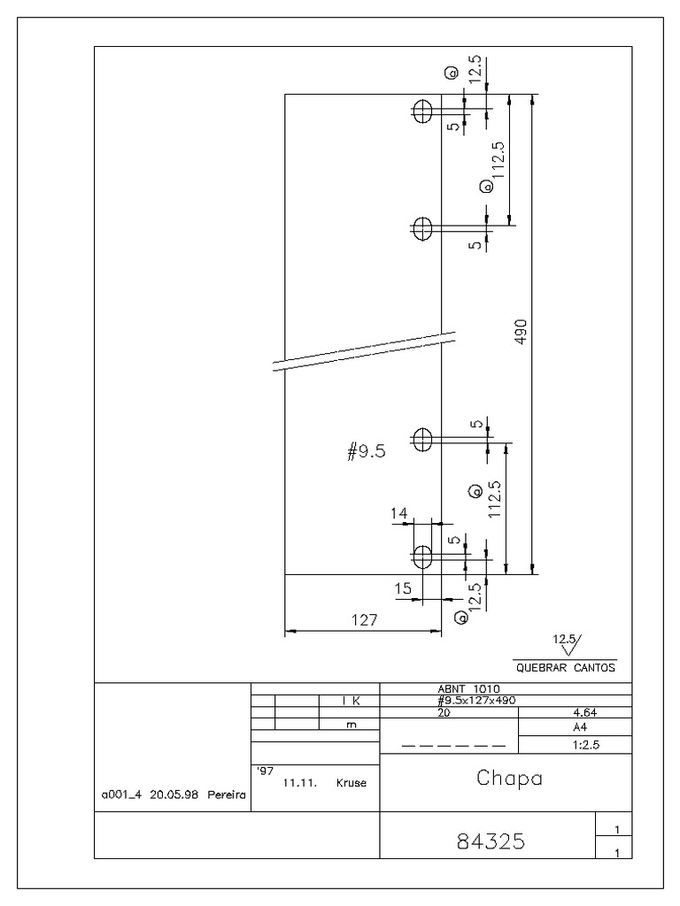 Pos 13 - 24 - Chapa Da Chapa Suporte Dianteira | PDF