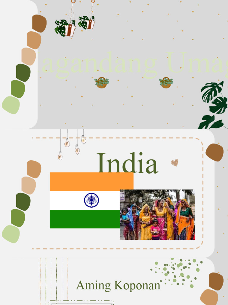 Ang Pagkakilanlang Sa Bansang India | PDF